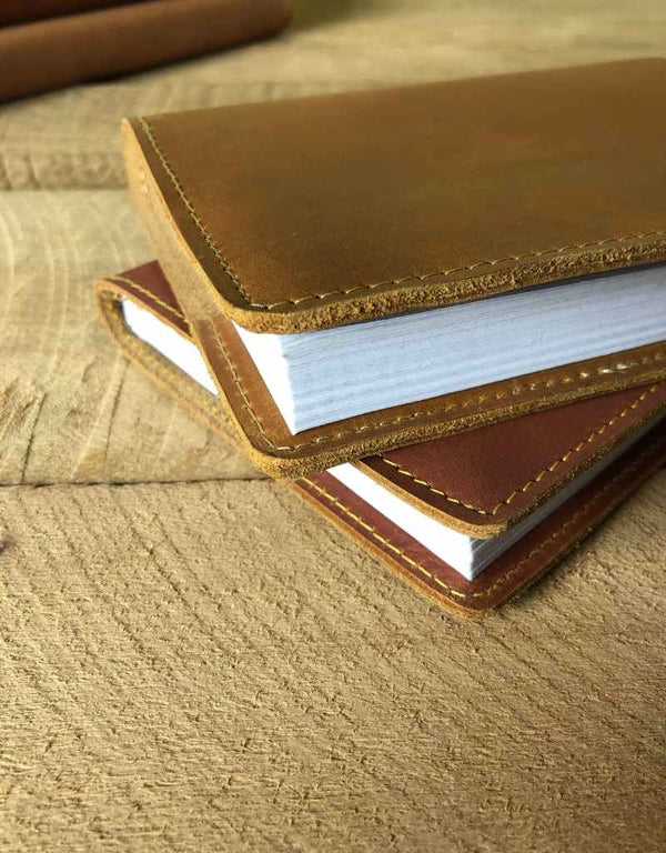 A5 REFILLABLE NOTEBOOK TAN - Uscha